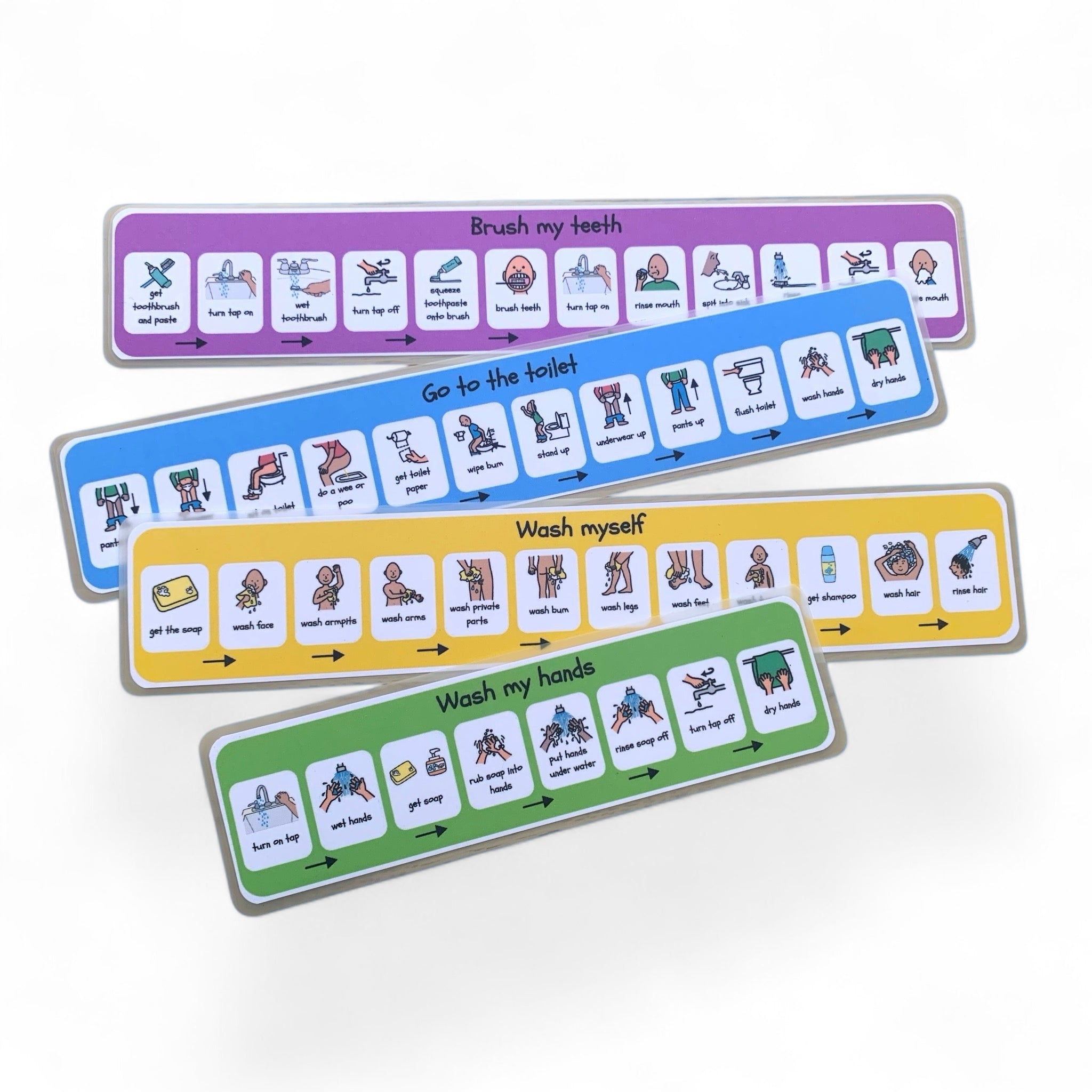 Step by step - Visual schedules (set 1) – Clever Klogs